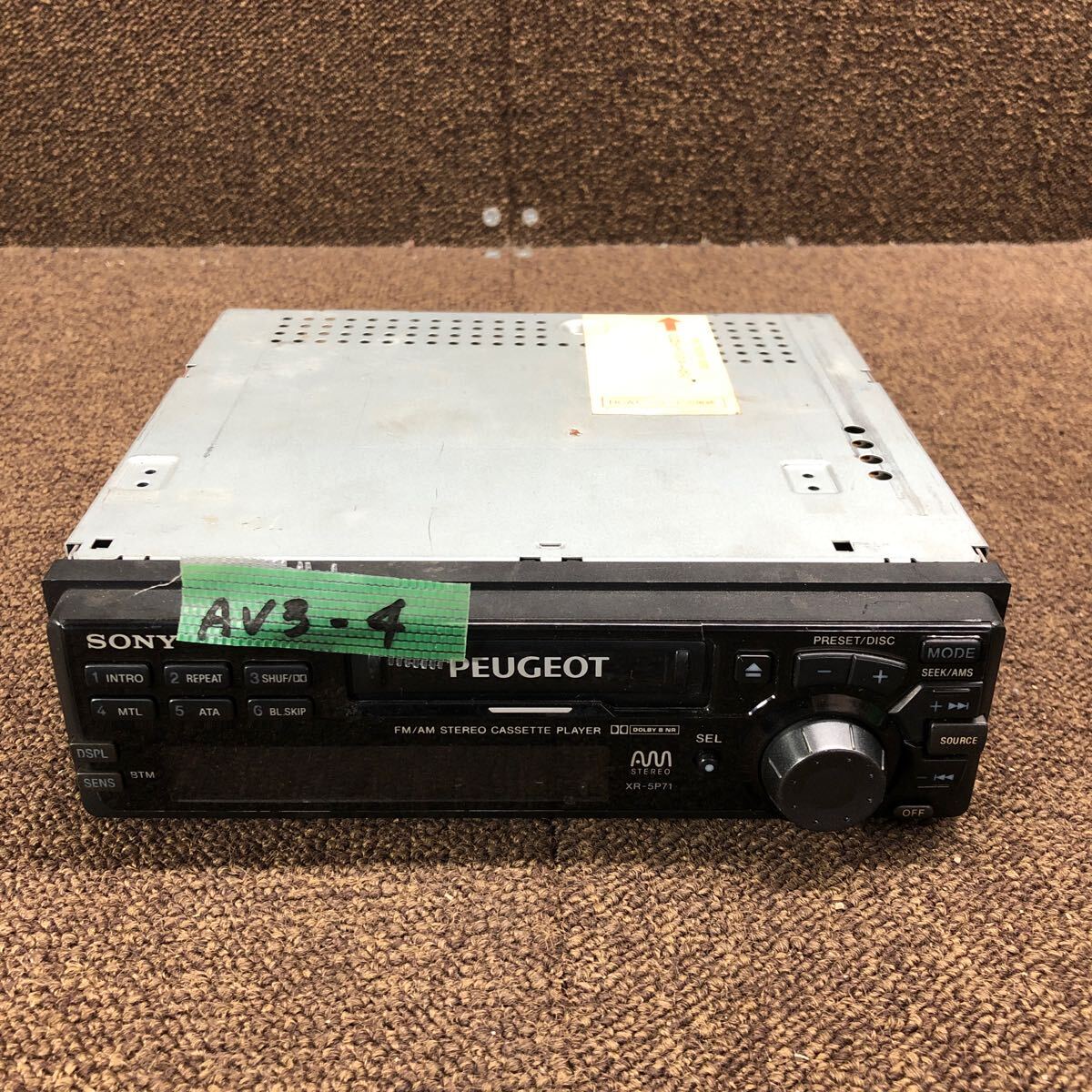 Yahoo!オークション - AV3-4 激安 カーステレオ PEUGEOT プジョー SONY...