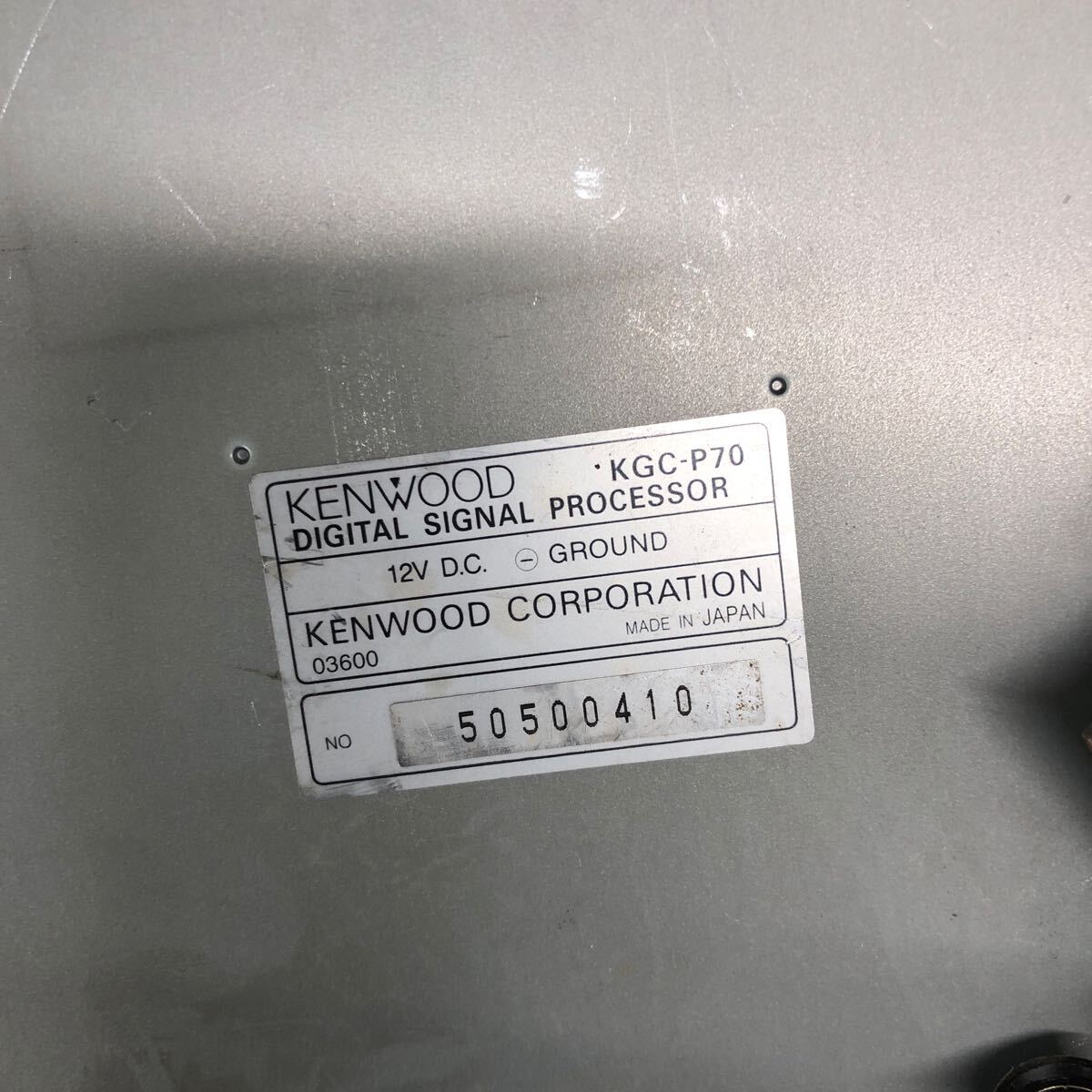 Yahoo!オークション - AV3-30 激安 カーステレオ KENWOOD KGC-P70 KRC-...