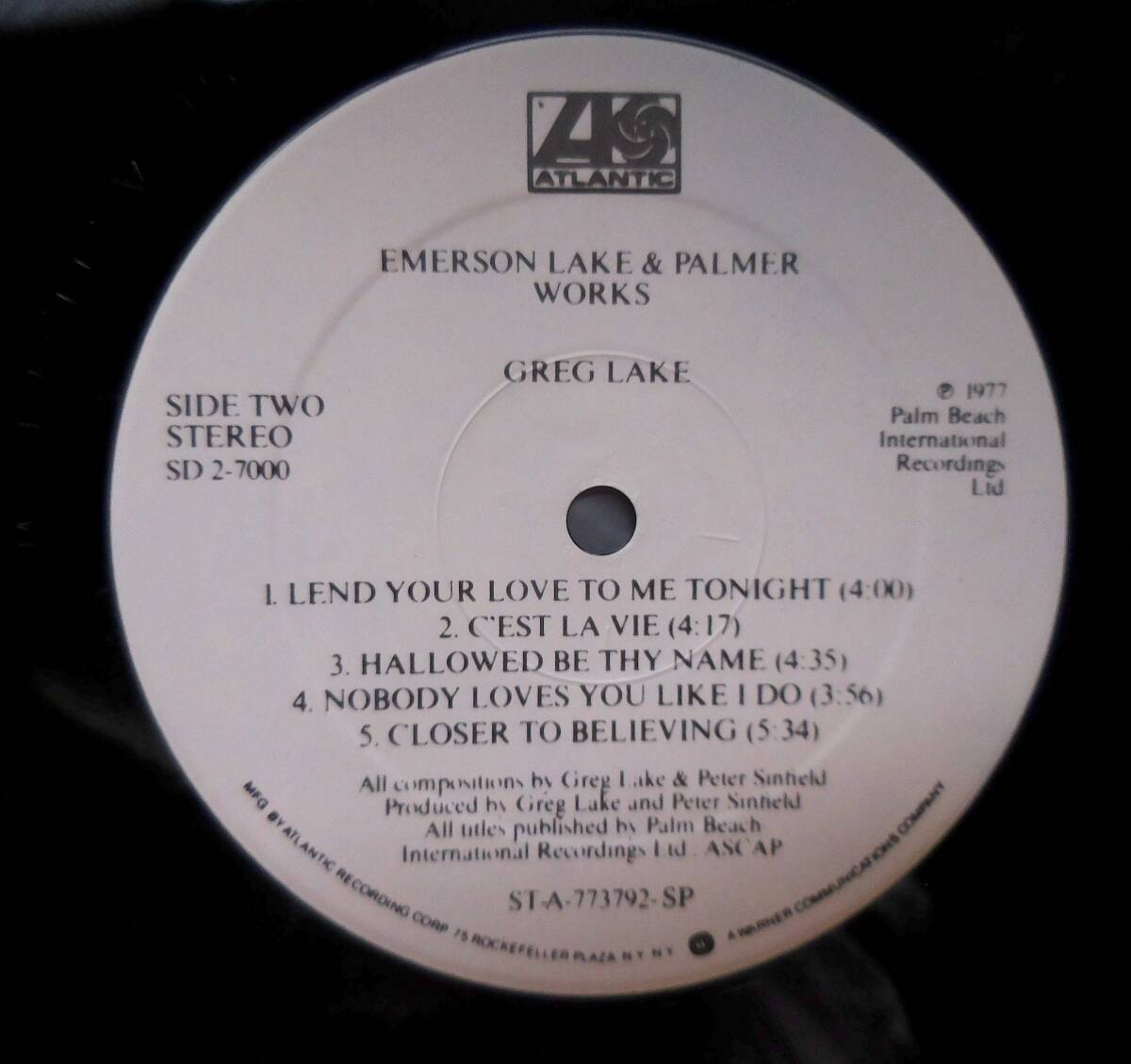 Yahoo!オークション - EL & P Emerson Lake & Palmer／WORKS VOLUME.1 ...