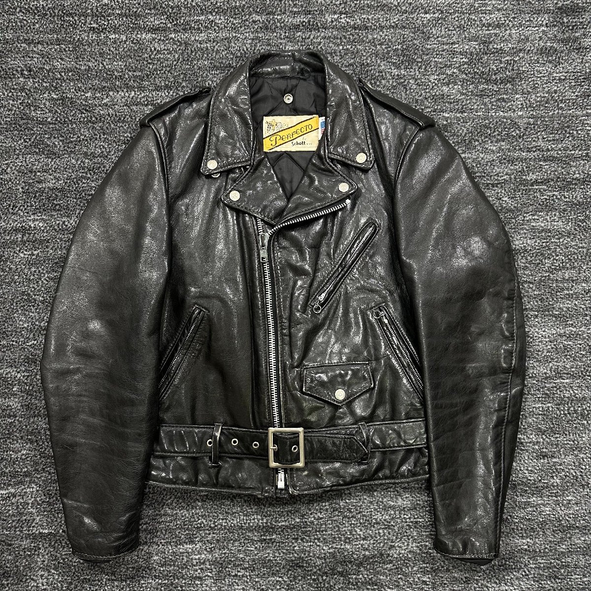 Yahoo!オークション - Schott 118 ショット ダブル ライダース ジャケ...