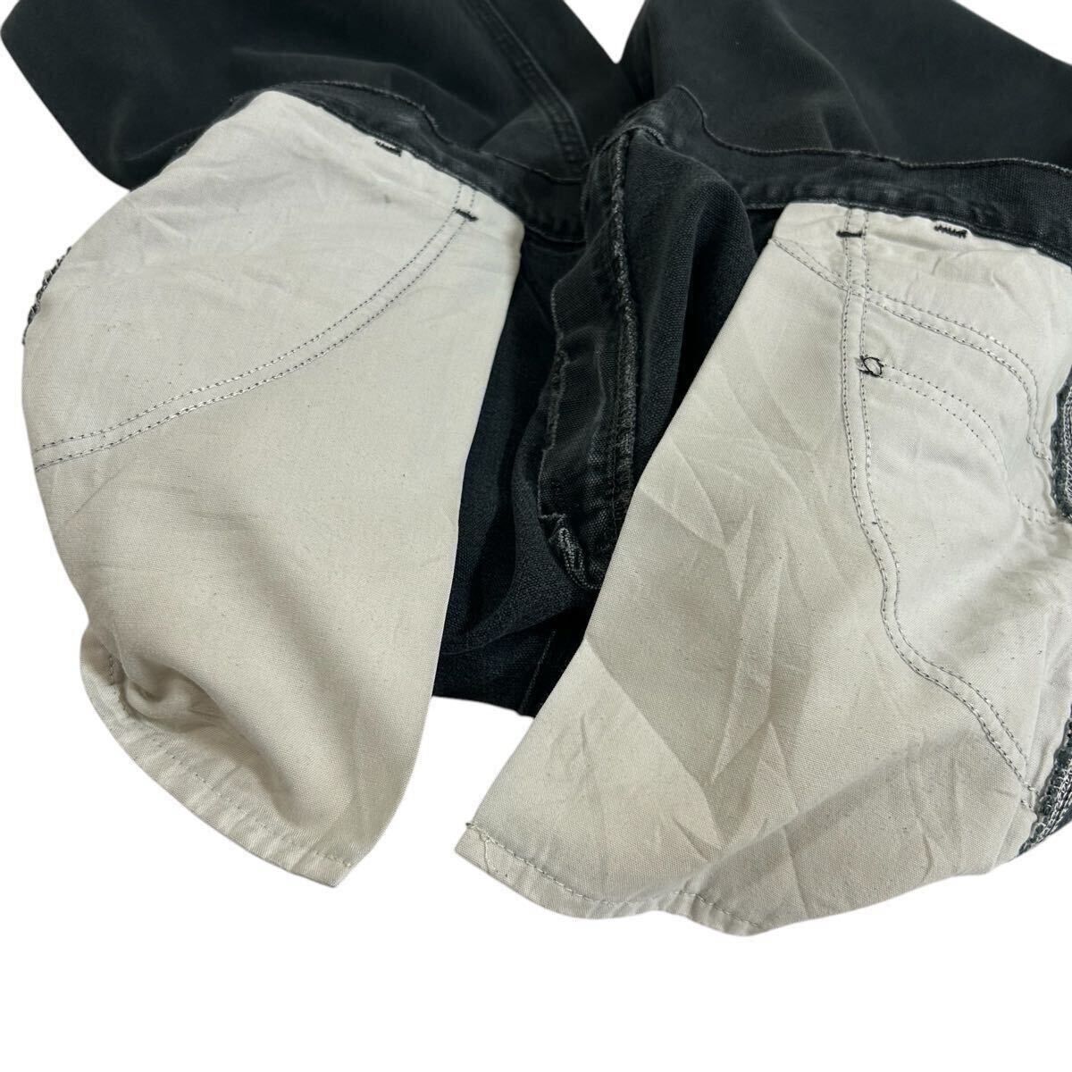 Yahoo!オークション - ブラックフェード W36 L30 Carhartt ダック ペイ...