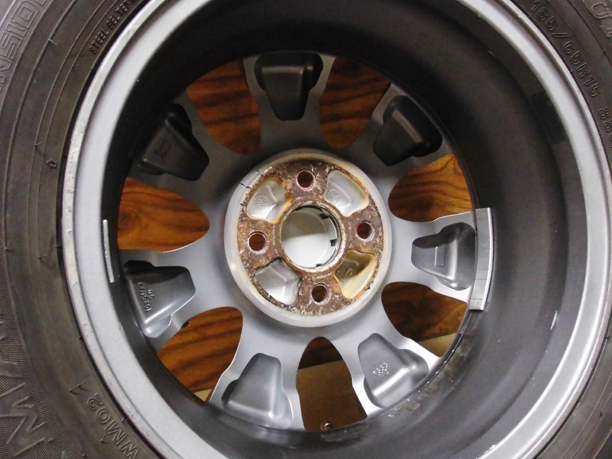 Yahoo!オークション - HONDA純正(FREED)15インチ 5.5J 4/100 +50 DUNLO...