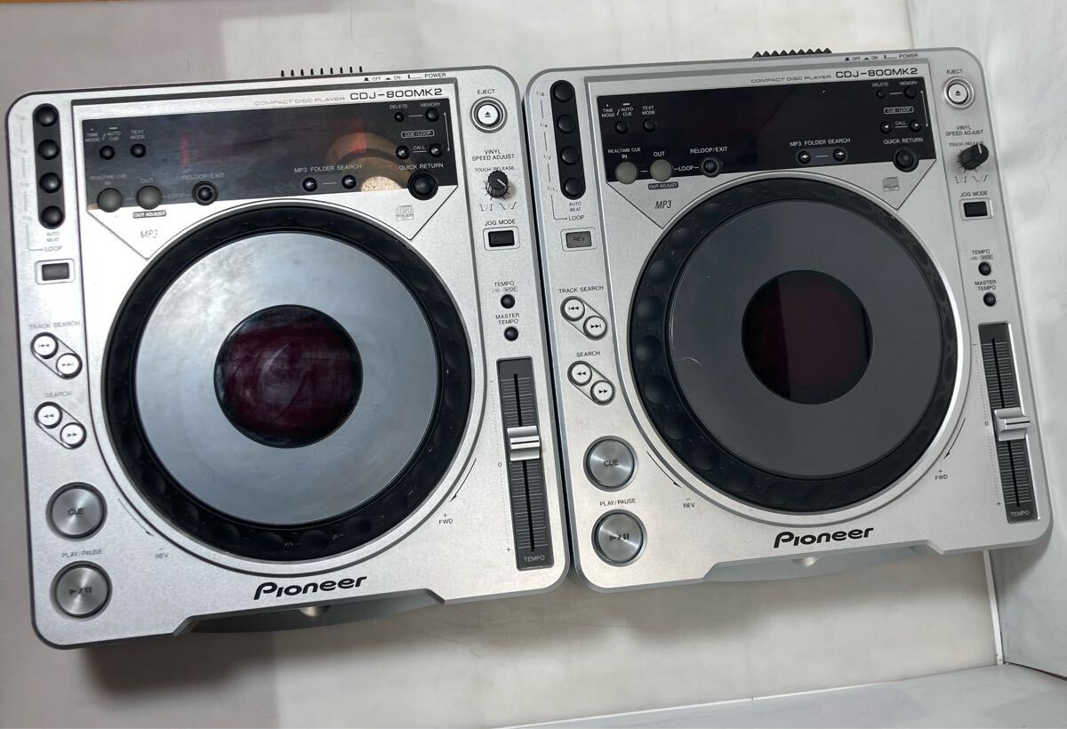 ジャンク 2台セット Pioneer CDJ-800MK2(CDJ)｜売買されたオークション情報、yahooの商品情報をアーカイブ公開 - オークファン（aucfan.com）