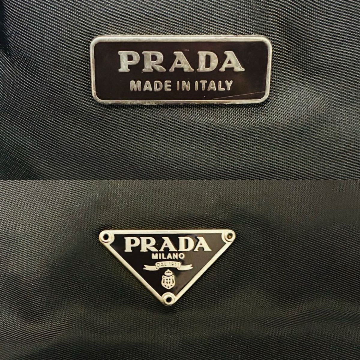 1円 PRADA プラダ 三角プレート ショルダーバッグ クロスボディ 1円 PRADA プラダ 三角プレート ショルダーバッグ クロスボディ