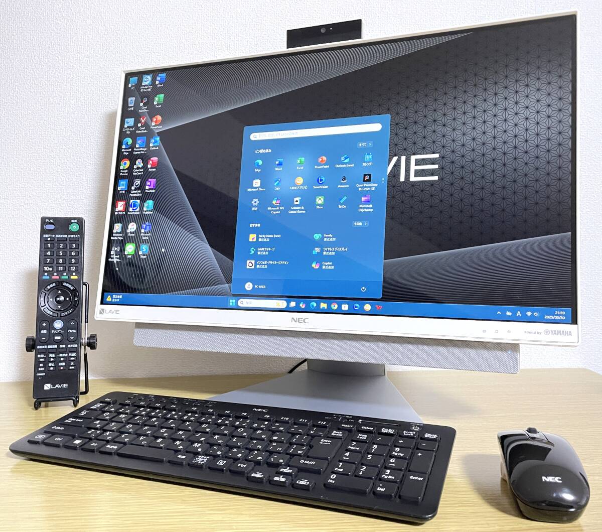 Yahoo!オークション - NEC LAVIE Desk All-in-one PC-DA770KAW/新品 S...