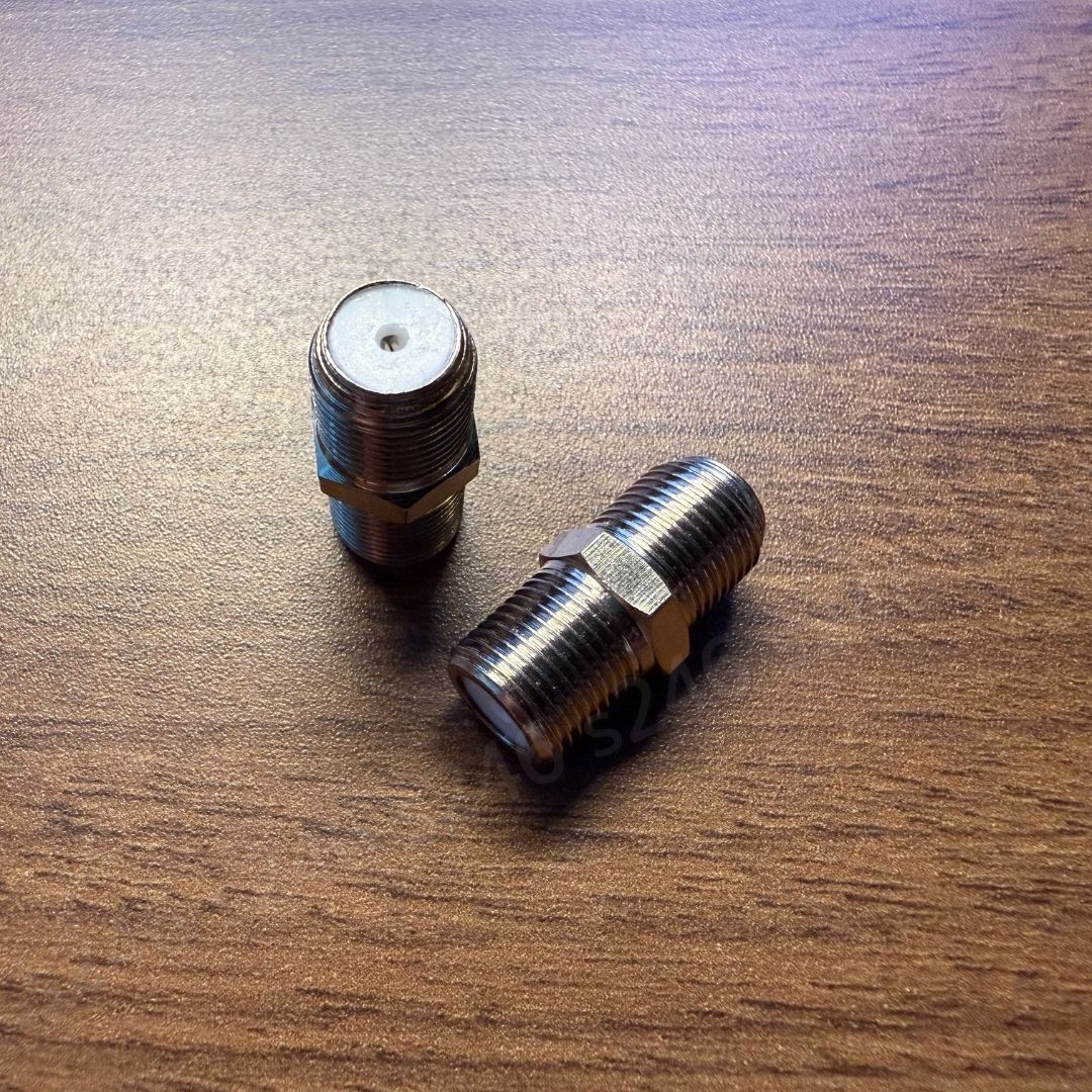 Yahoo!オークション - F型 中継コネクタ 接栓 2個セット テレビ TV BS ...