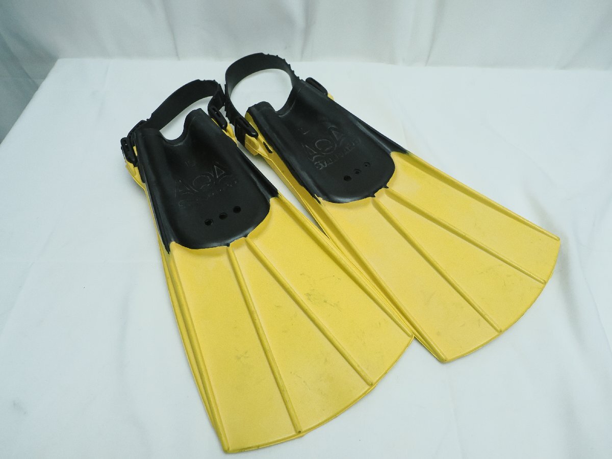 Yahoo!オークション - USED AQA ラバーフィン ショートタイプ サイズ 2...