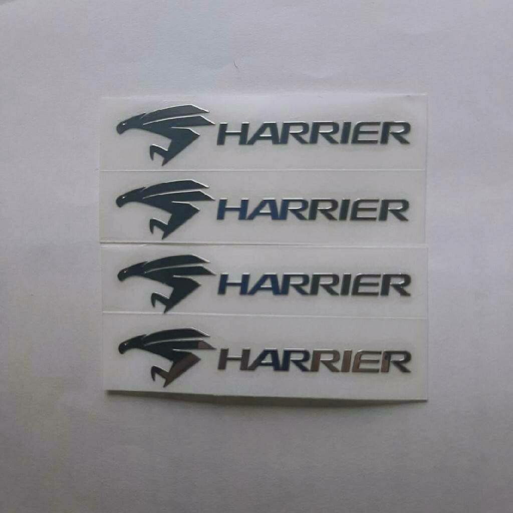 Yahoo!オークション - HARRIER ハリアー メタルステッカー （6cm）4枚...