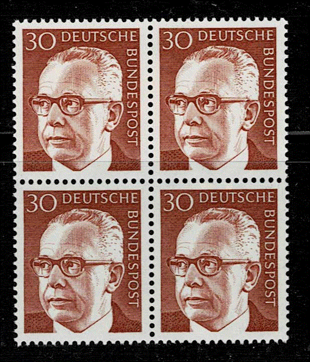 Yahoo!オークション - 《西ドイツ》1971年 ハイネマン大統領 30pf 田型...