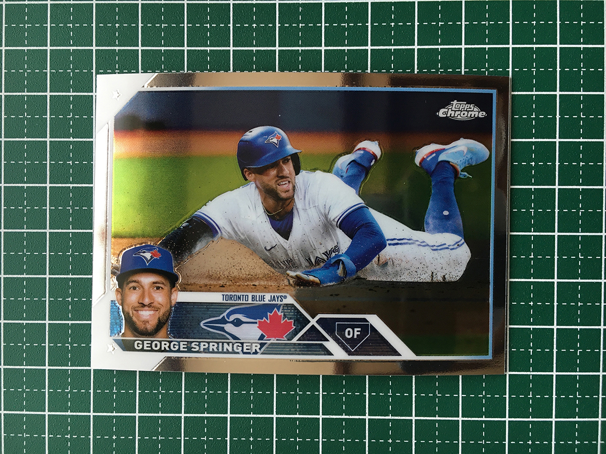 Yahoo!オークション - TOPPS CHROME 2023 MLB #134 GEORGE SPRINGER[...