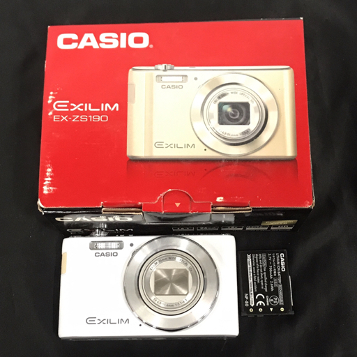 CASIO EXILIM EX-ZS190 4.3-51.6mm 1:3.1-6.3 コンパクトデジタルカメラ QH033-254(カシオ)｜売買されたオークション情報、yahooの商品情報を ...