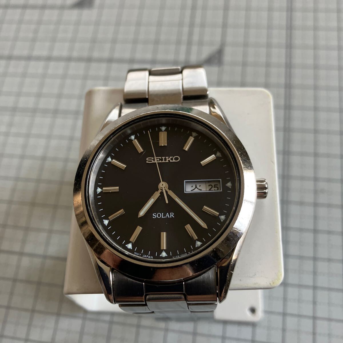 Yahoo!オークション - セイコー V158-0AB0 ソーラー 稼働