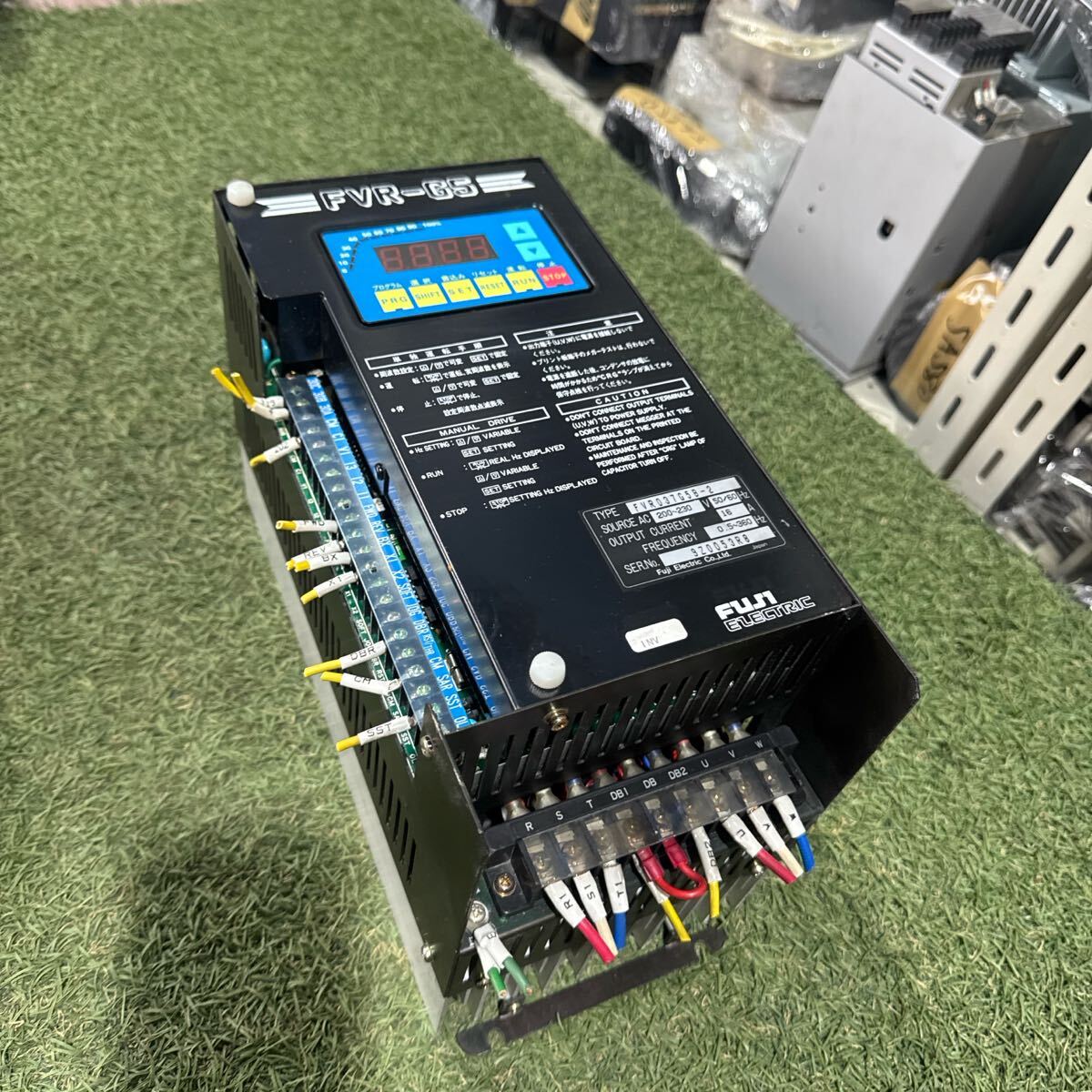 Yahoo!オークション - 5C331 Fuji Electric Fvr-g5 AC Drive 200/230v ...