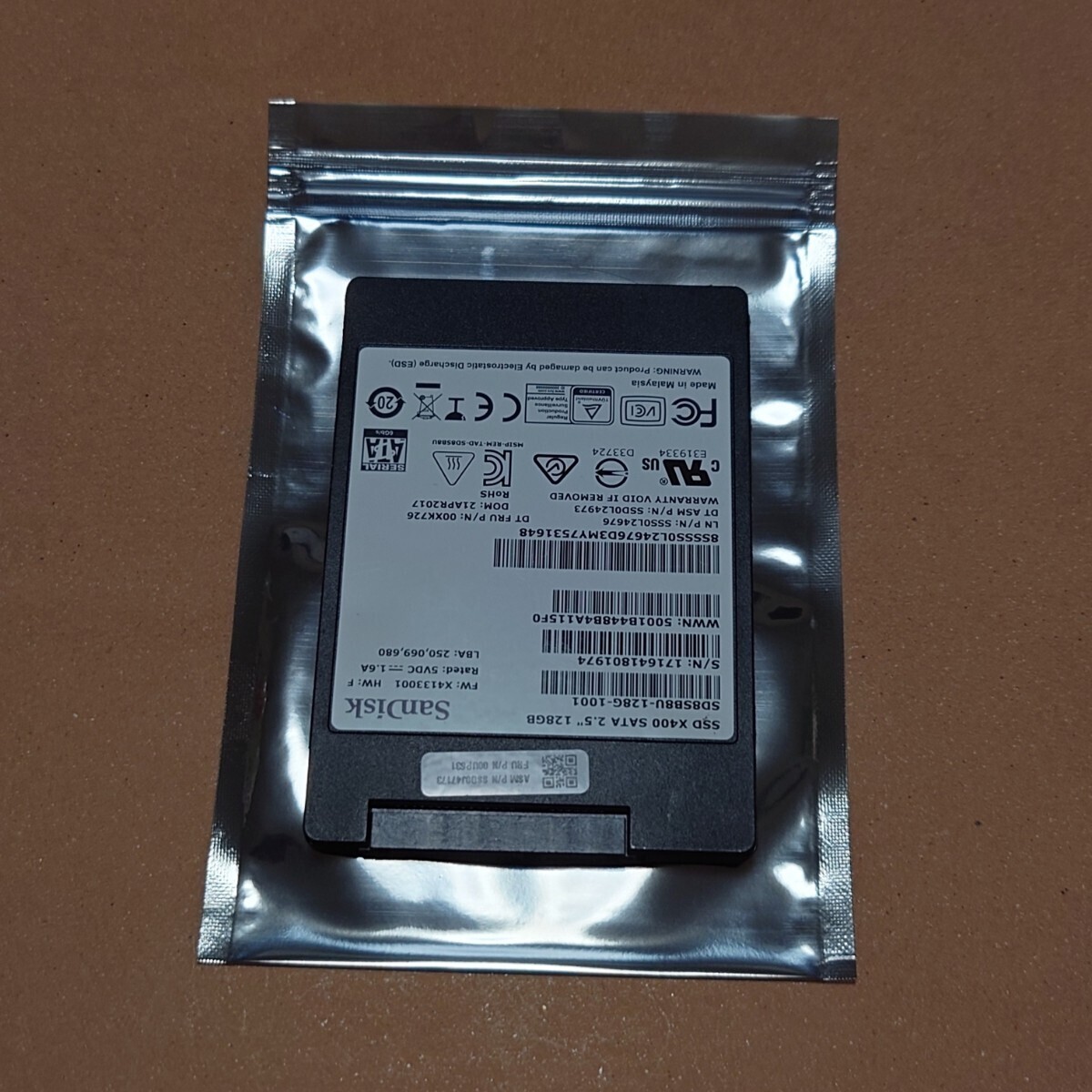 Yahoo!オークション - SanDisk SD8SB8U 128GB SSD 使用時間366時間