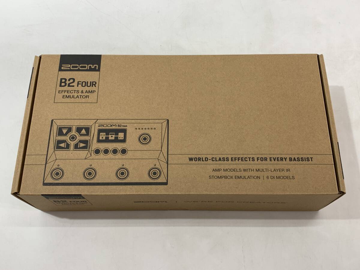 Yahoo!オークション - 【同梱不可】美品 ZOOM B2 FOUR Effects & Amp...