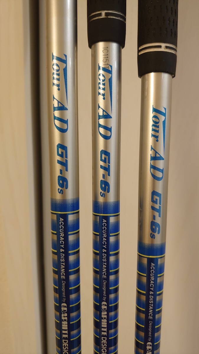 Yahoo!オークション - 美品 ツアーAD GT6S (S) 1w用/3W用/5W用 3本セッ...