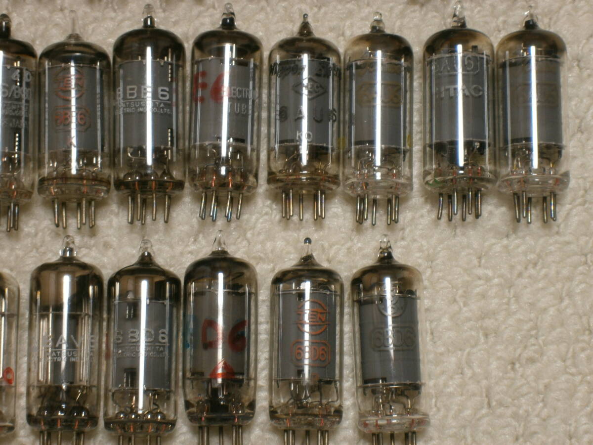Yahoo!オークション - 6ME5 6AQ5 6X4 6BE6 6AV6 6BA6 6AU6 6BD6 未使用...