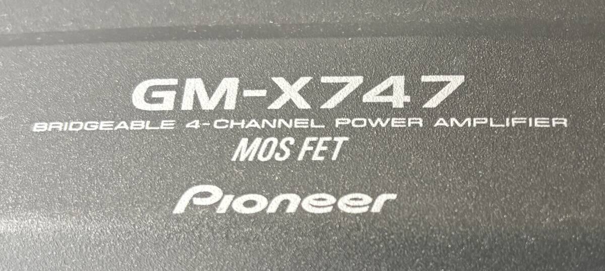 Yahoo!オークション - Carrozzeria GM-X747 100W×4 ブリッジャブルパ...