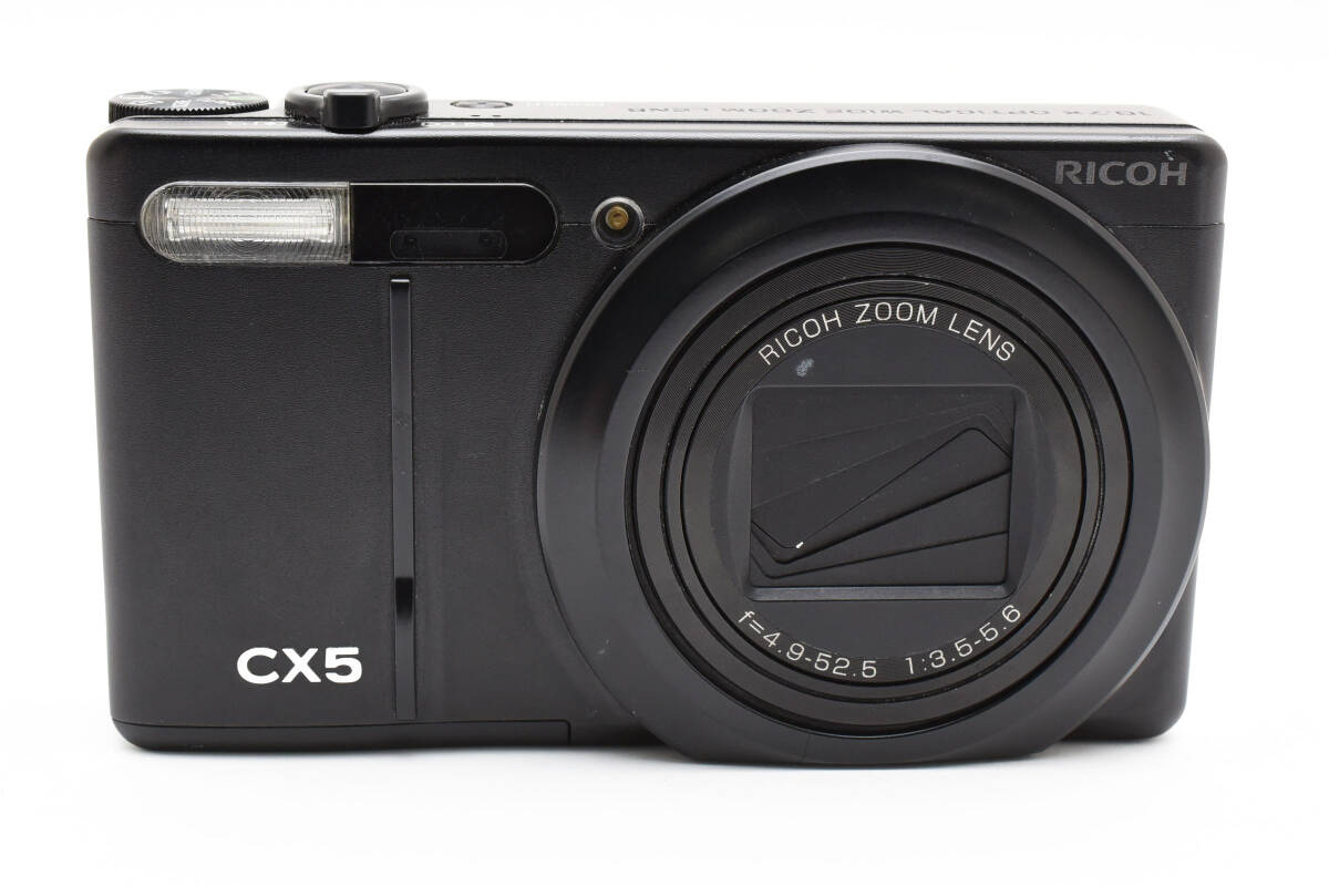Yahoo!オークション - 動作未確認 RICOH CX5 ブラック コンパクトデジ...