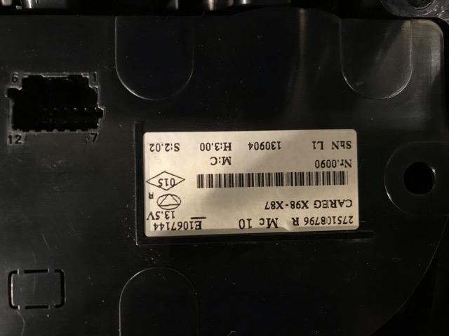 Yahoo!オークション - ルノー ルーテシア ABA-RM5M エアコンスイッチパ...