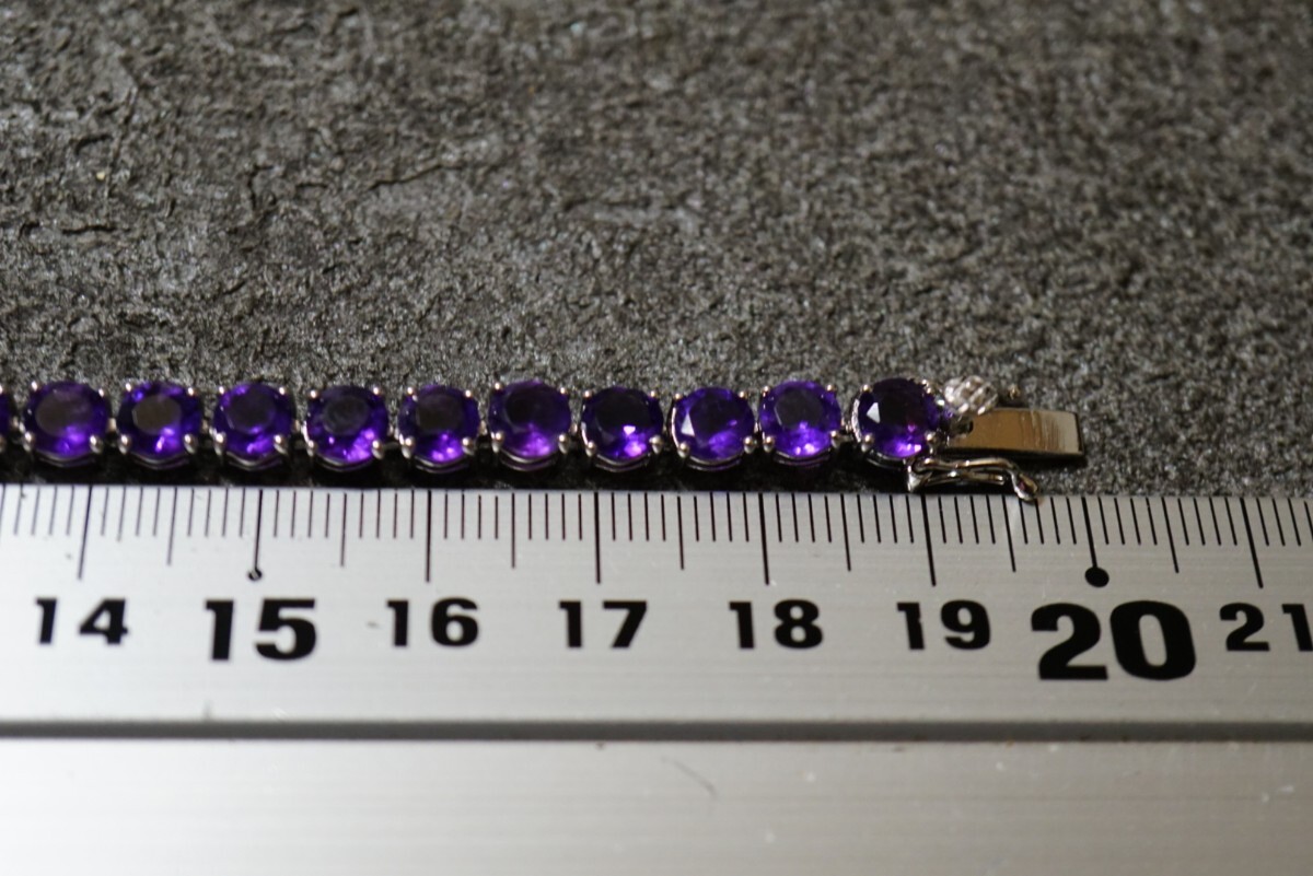 Yahoo!オークション - x44 天然アメジスト ブレスレット ヴィンテージ ...