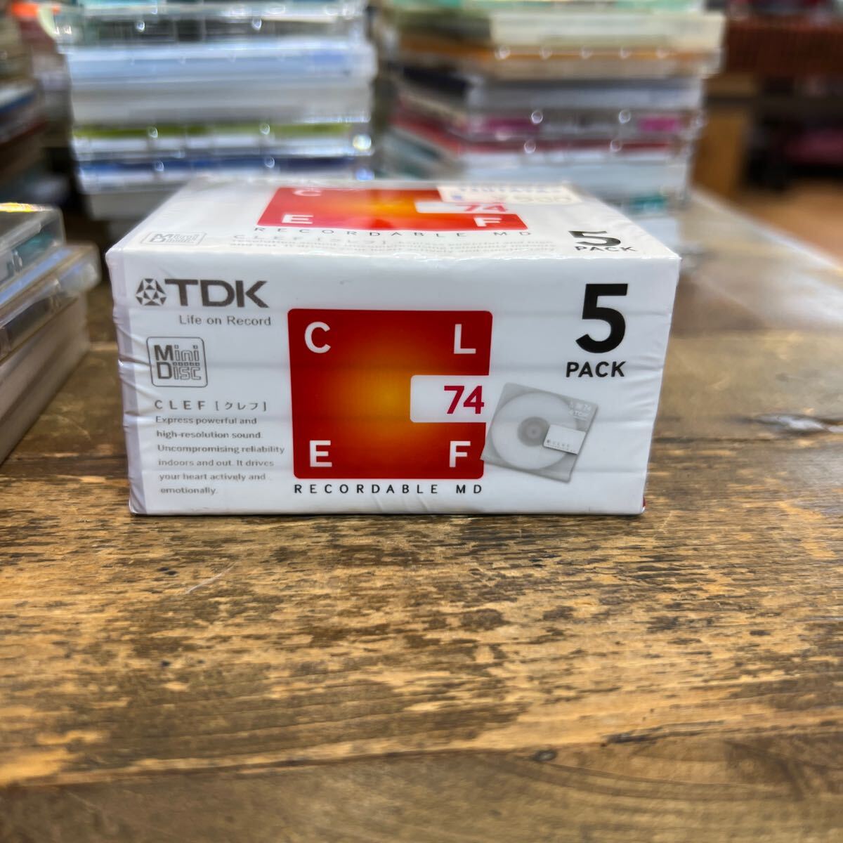 Yahoo!オークション - 321. 4. 中古MDディスク 120枚 +未使用未開封5...