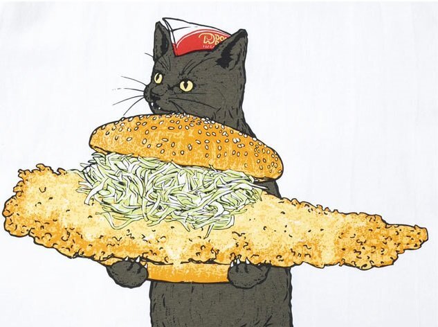 Yahoo!オークション - DOMDOM×GSC USA/Cびたびたバターフィッシュ猫半...