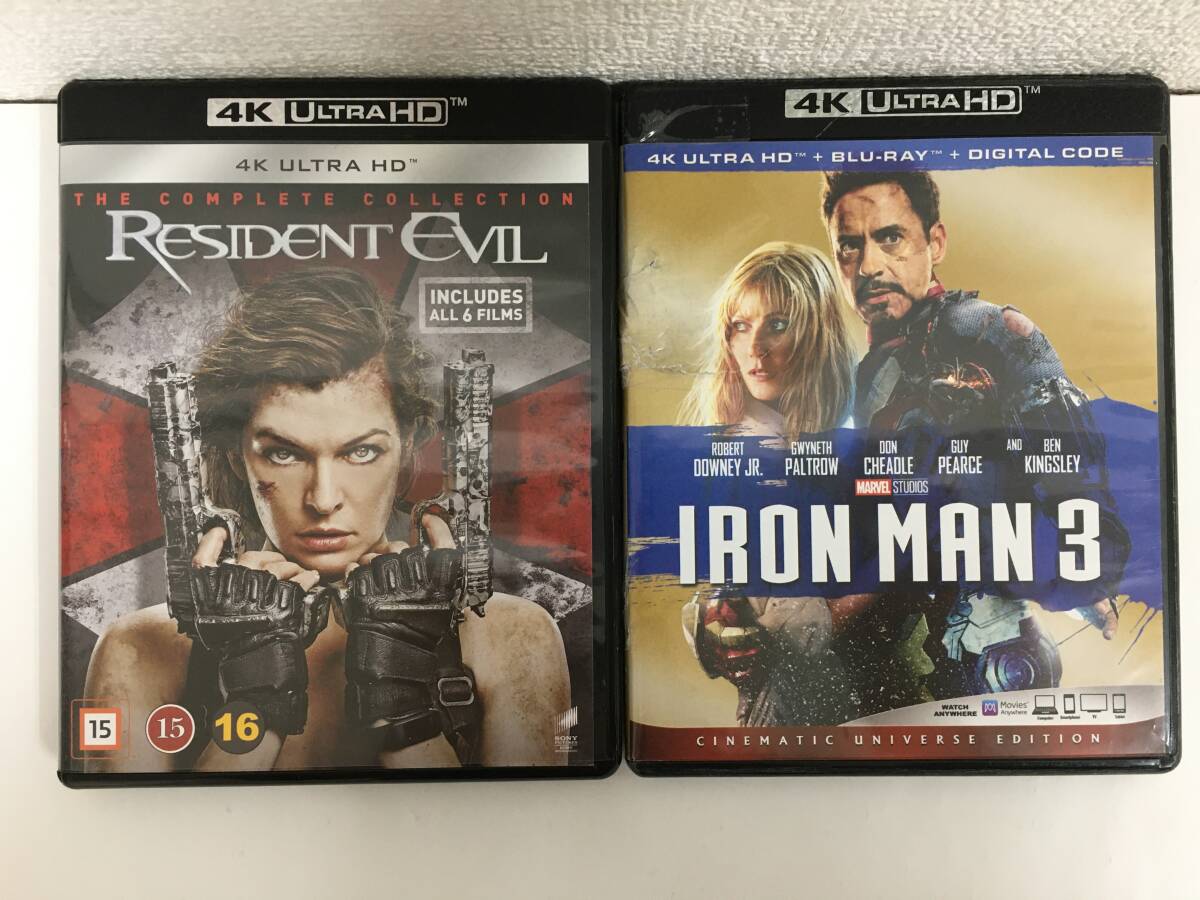 Yahoo!オークション - H168 Blu-ray 4K ULTRA HD RESIDENT + EVIL IRO...
