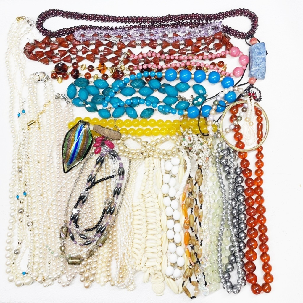 Yahoo!オークション - 【人気】アクセサリー まとめ 総重量 1 395g ネ...