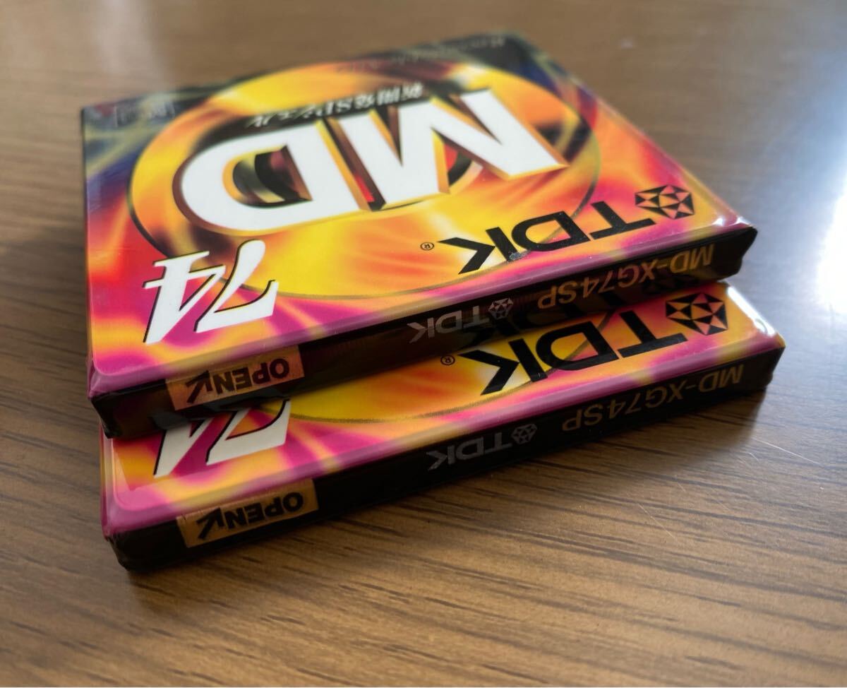 Yahoo!オークション - 新品 未開封 MD TDK 74分 2枚 当時物 レア 廃盤 ...