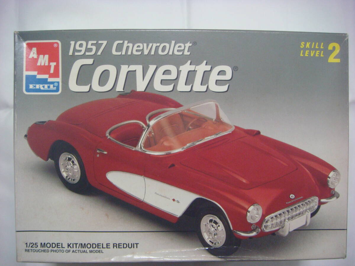 Yahoo!オークション - AMT 1/25 1957 シボレー コルベット ...