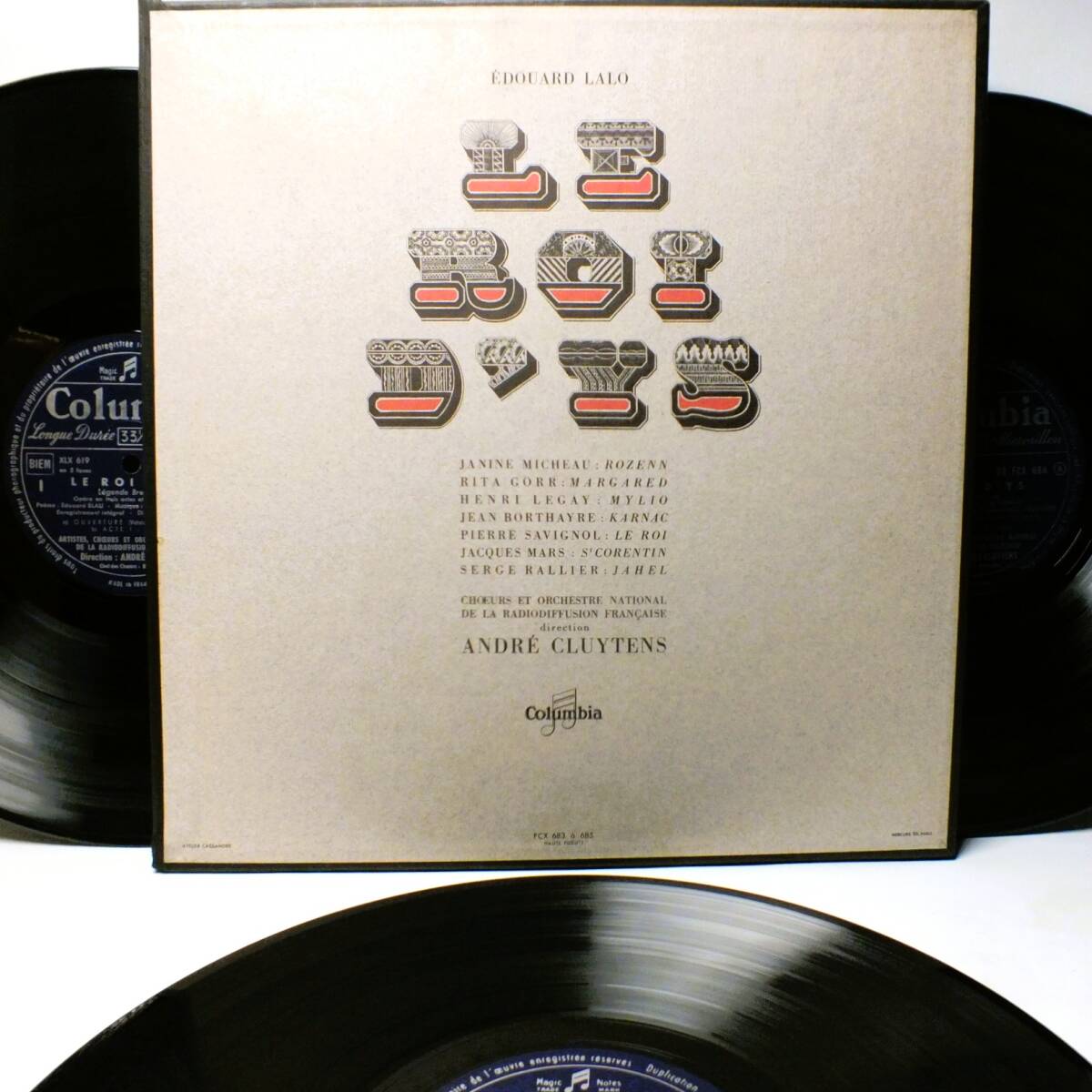 Yahoo!オークション - LP FCX 683 A 685 BOX 輸入盤 アンドレ・クリュ...