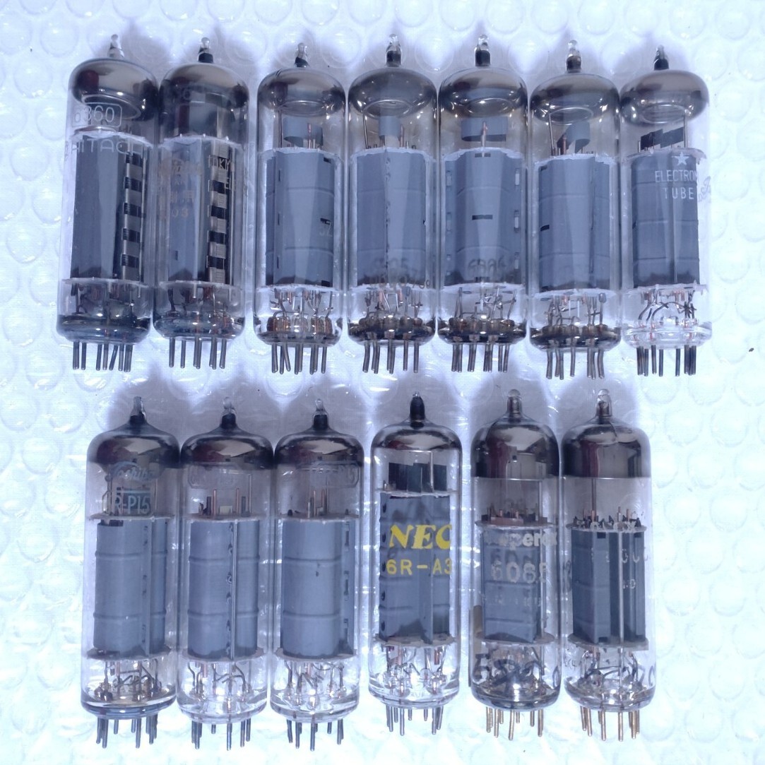 真空管 6360 ヒタチ/東芝//6BQ5 NEC//6CW5 東芝//6R-P15 東芝//6R-A3 NEC//6085 アンペレックス PREMIUM QUALITY ゴールドピン 他 ...