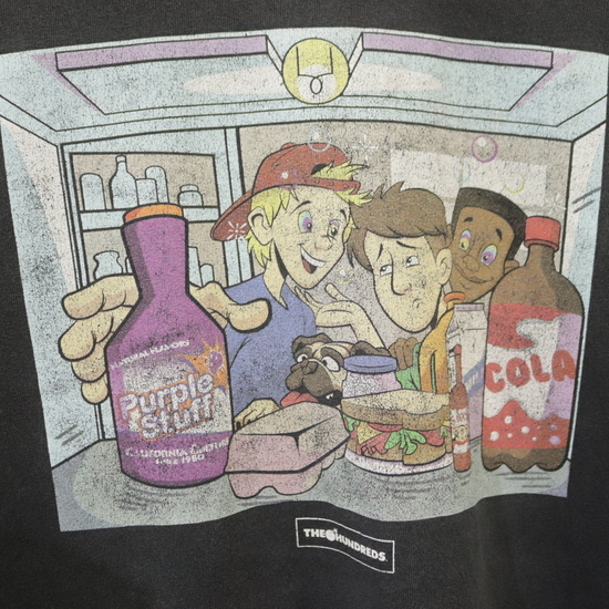 Yahoo!オークション - j239 2000年代製 THEHUNDREDS 半袖プリントTシャ...