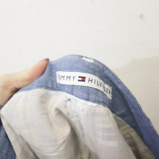 Yahoo!オークション - h182 2001年製ビンテージ TOMMYHILFIGERトミーヒ...