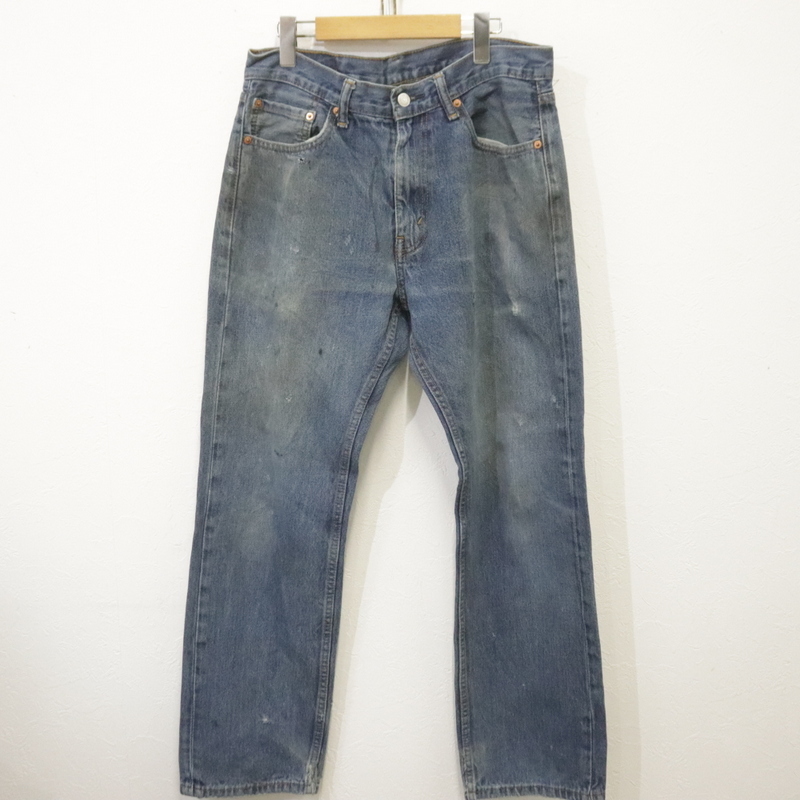 Yahoo!オークション - I263 2000年代製 リーバイス 505 デニムパンツ 0...
