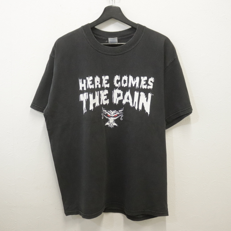 Yahoo!オークション - A183 2002年製 WWE ブロックレスナー 半袖プリン...