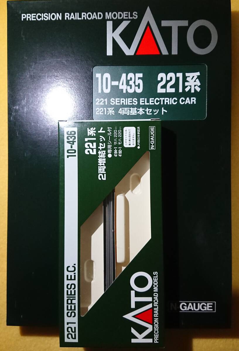 日本代購代標第一品牌【樂淘letao】－【送料無料 未使用品】KATO 221系 10-435 4両基本セット 10-436 2両増結セット 合計6両セット カトー Nゲージ
