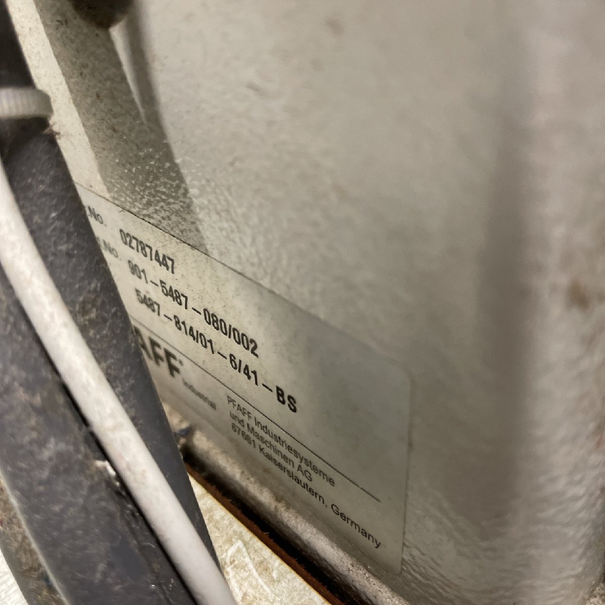 Yahoo!オークション - 【引取り希望】工業用ミシン PFAFF パフ 5487-81...