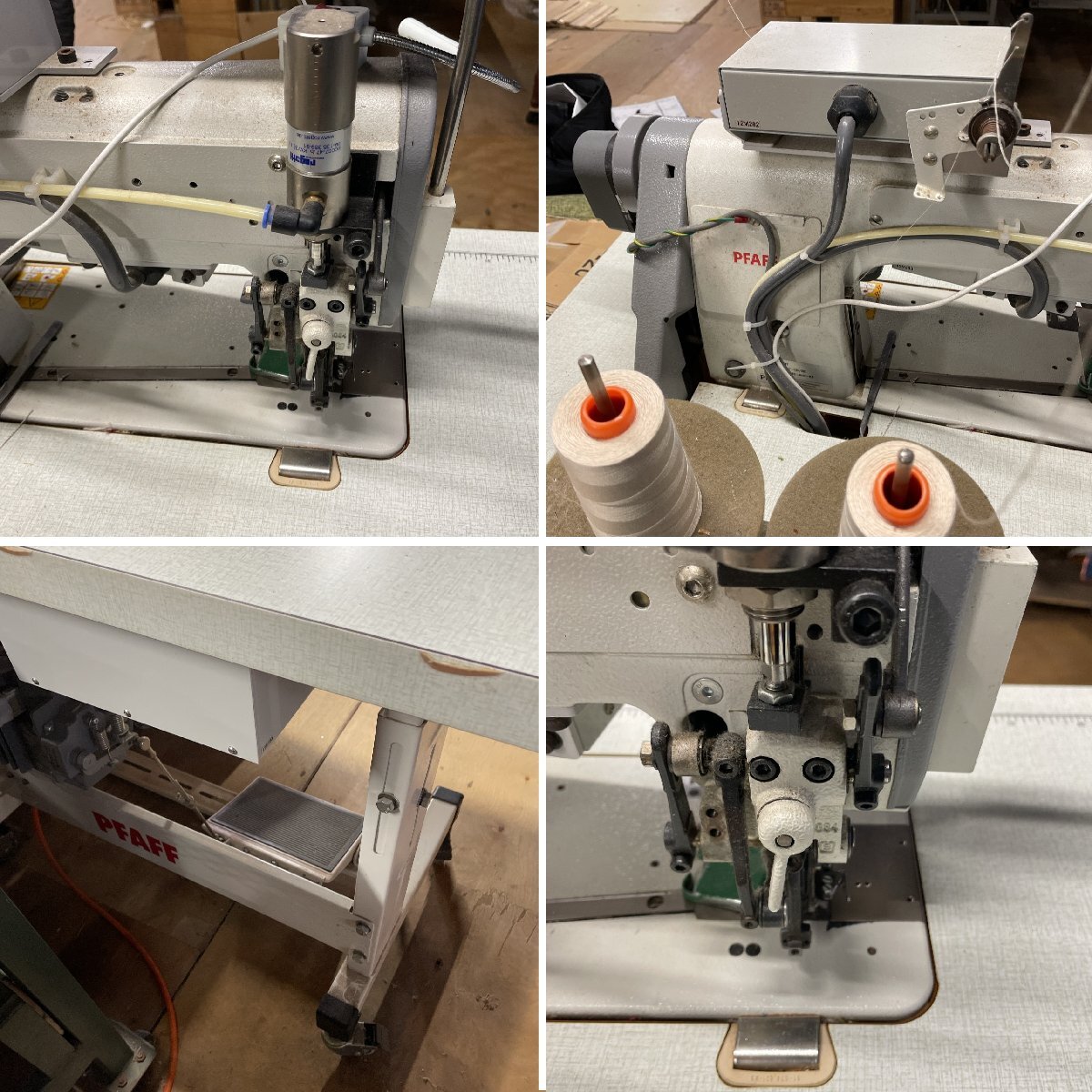 Yahoo!オークション - 【引取り希望】工業用ミシン PFAFF パフ 5487-81...