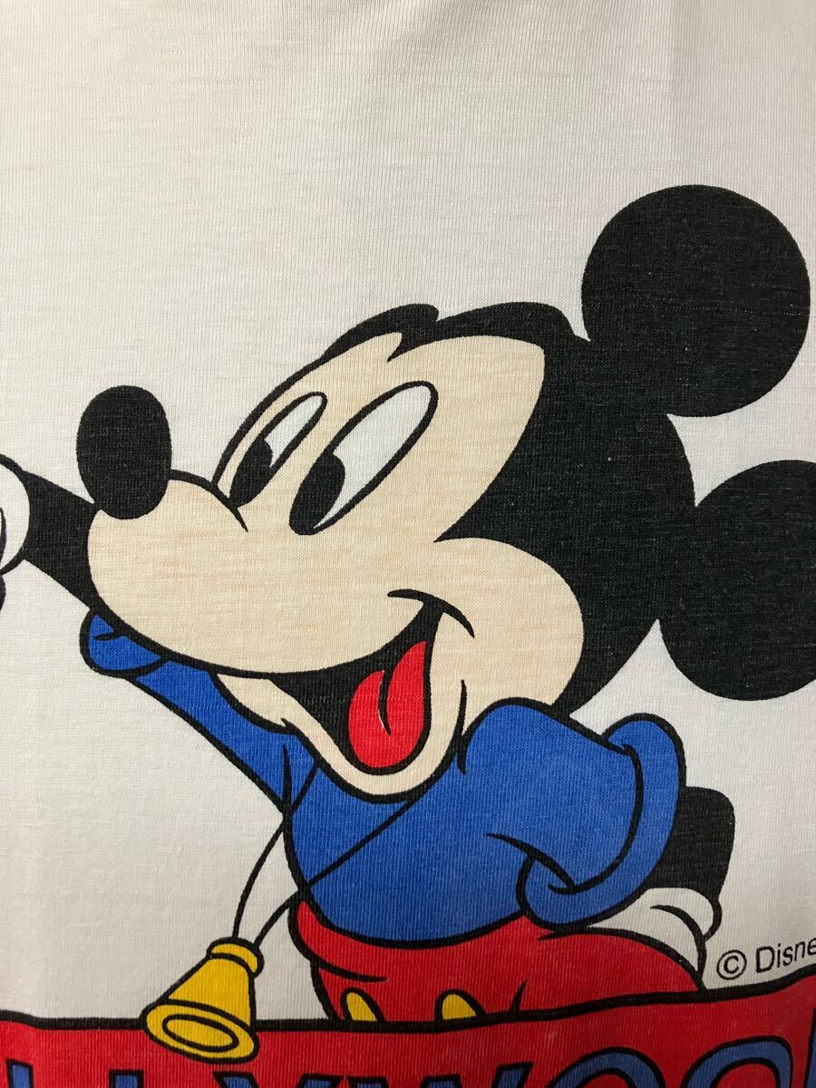 USA ビンテージ ミッキーマウス Tシャツ L相当 ウォルト USA ビンテージ ミッキーマウス Tシャツ L相当 ウォルト
