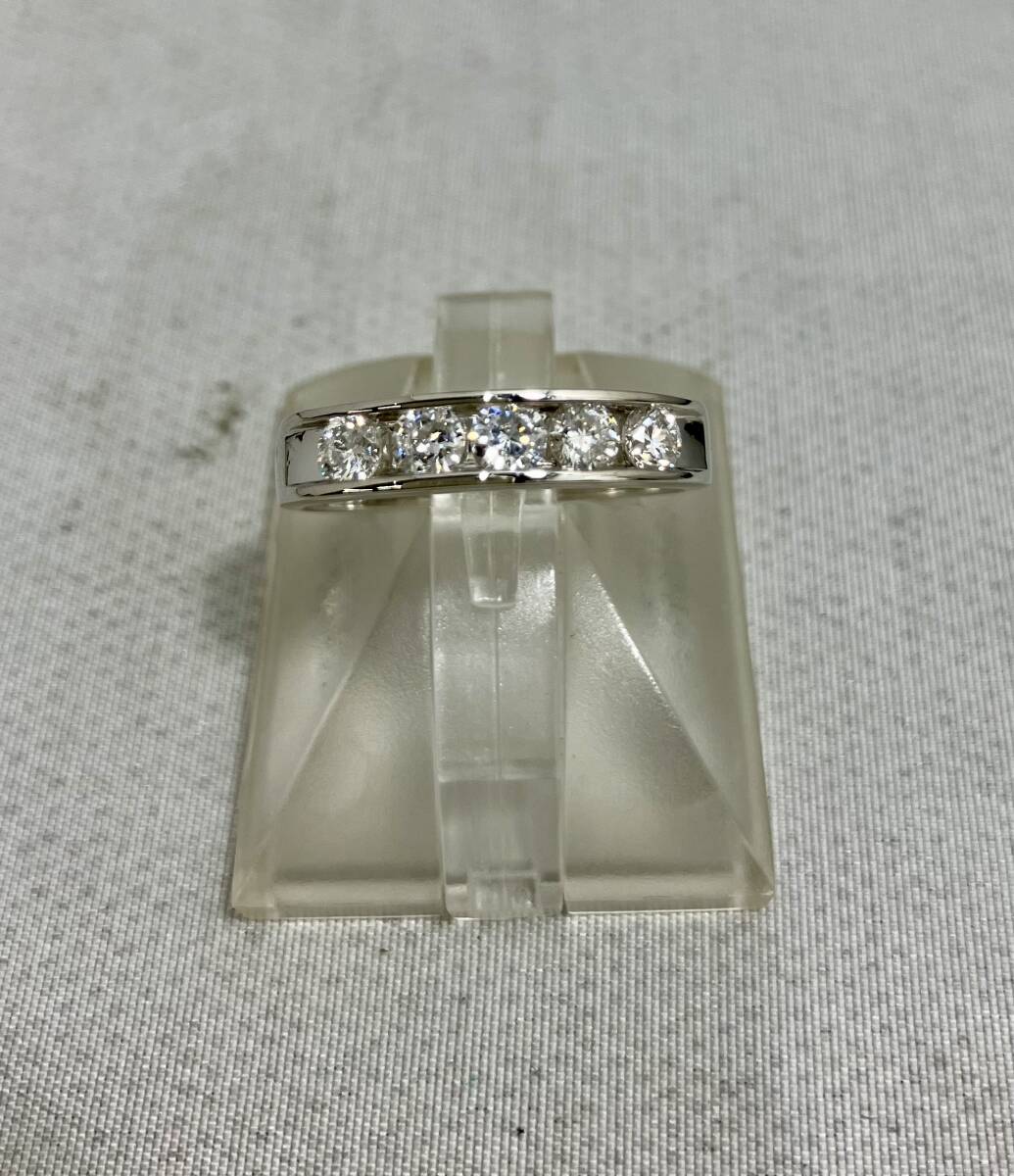 Yahoo!オークション - pt900/#11/DO.515ct/4.40g/ダイヤモンド/リング ...