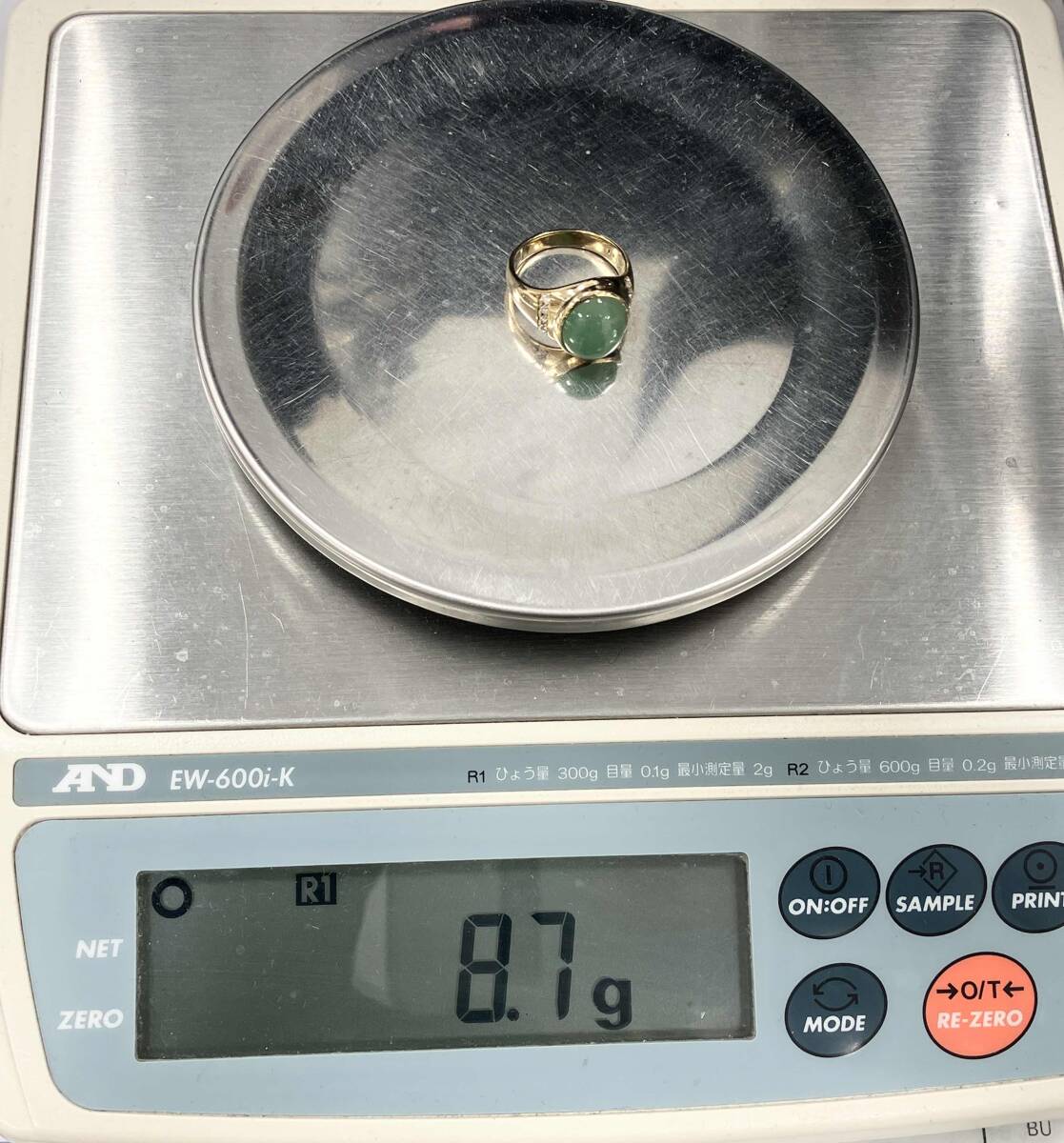 Yahoo!オークション - K18 総重量約8.7g 約13号 0.14ct リング 指輪 イ...