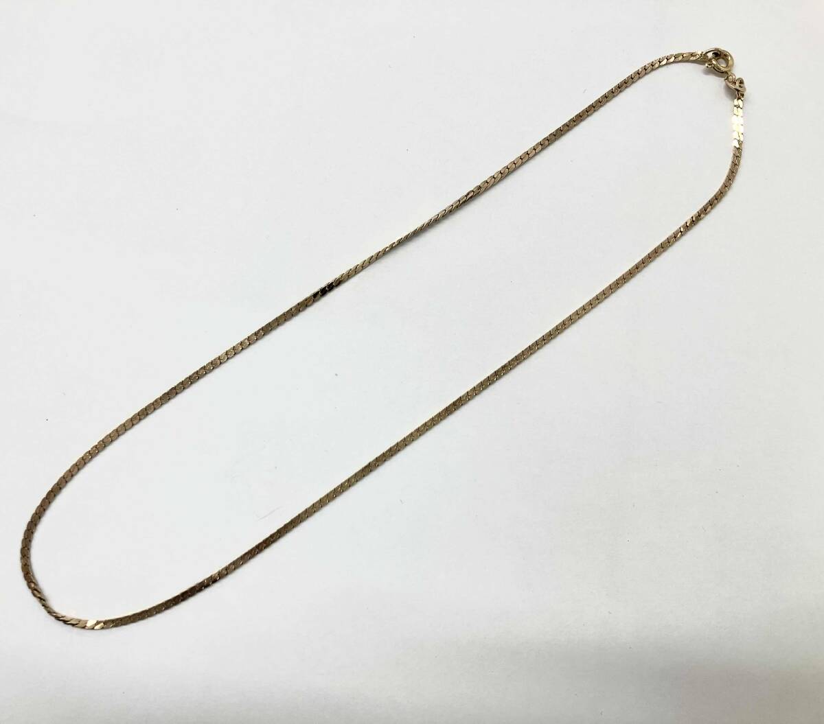 Yahoo!オークション - K18 40cm 4.0g イエローゴールド 18金 ゴールド...