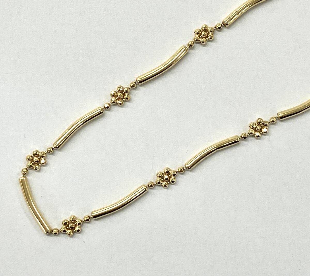 Yahoo!オークション - K18 41cm 4.5g イエローゴールド 18金 ゴールド...