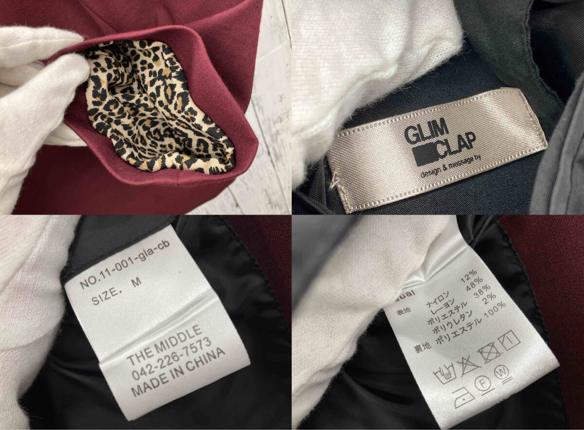 Yahoo!オークション - GLIM CLAP グリムクラップ ノーカラージャケット...