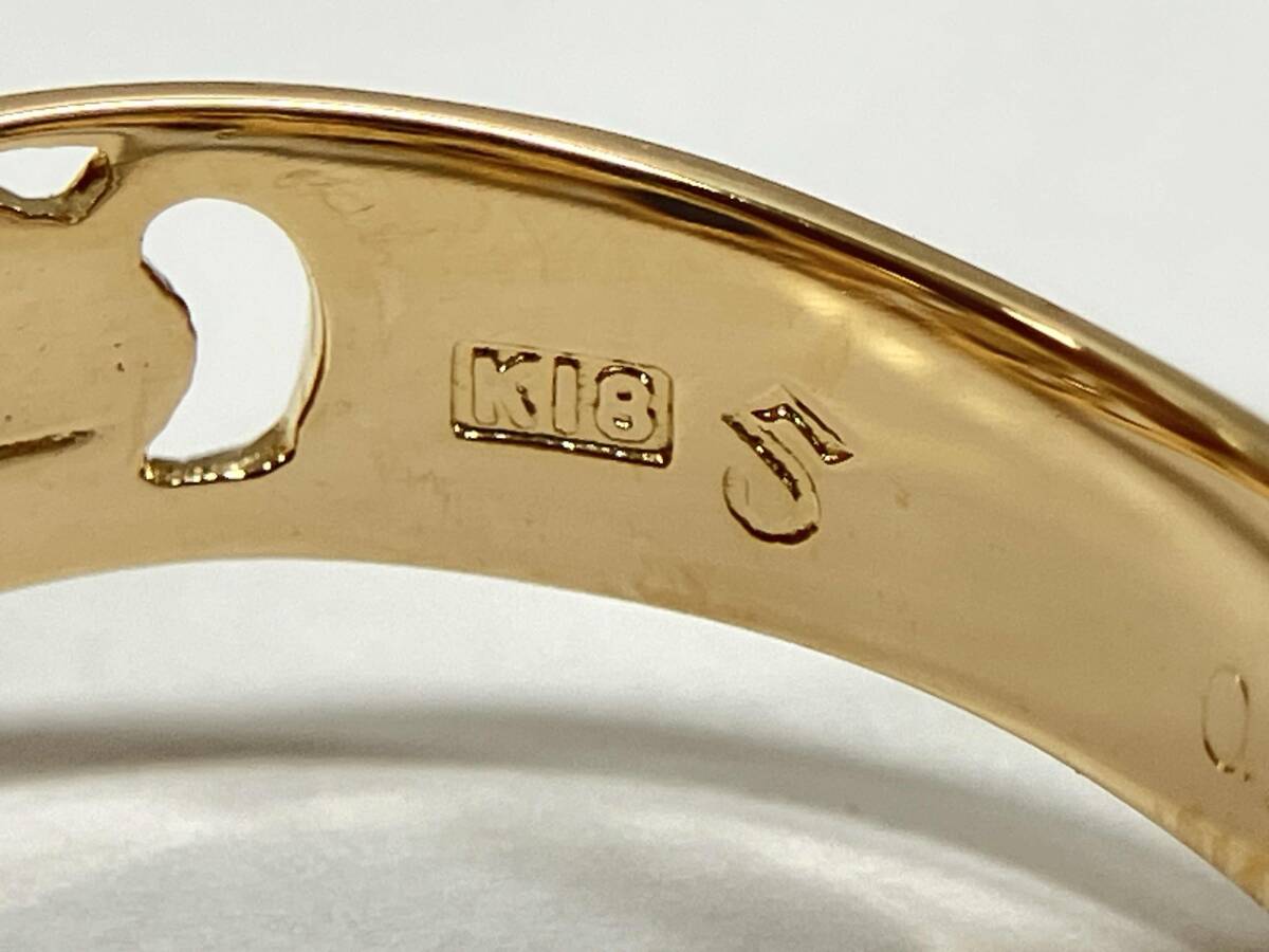 Yahoo!オークション - 【K18リング】K18/#13/2.9g