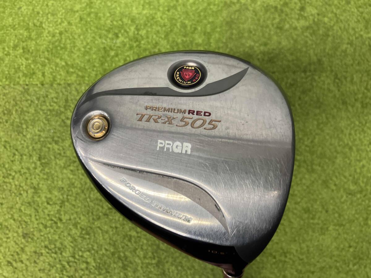 Yahoo!オークション - PRGR/PREMIUM RED TR- X505/10.5°/FLEX SR/ドラ...