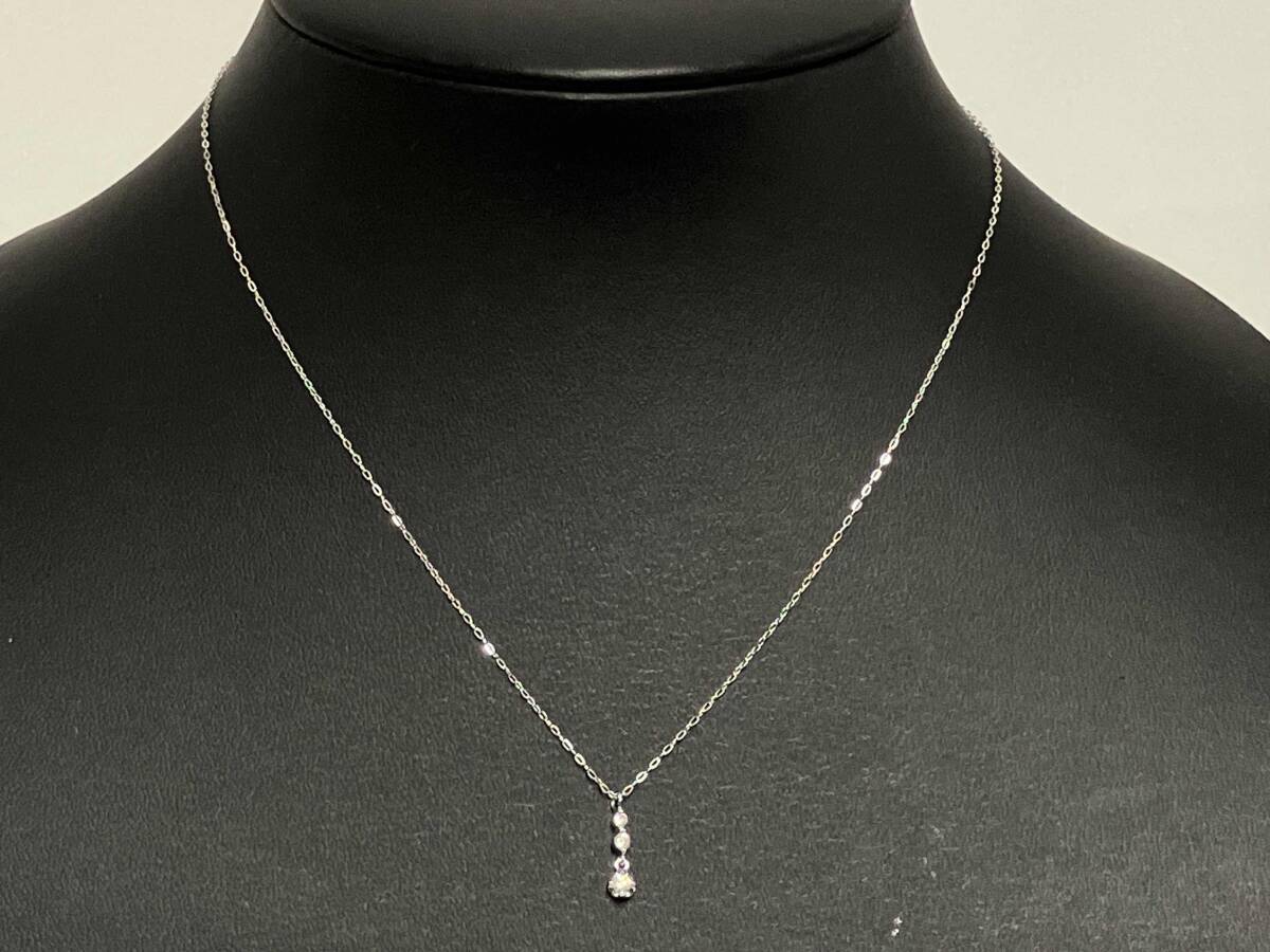 Yahoo!オークション - 4℃ K18WG ホワイトゴールド 全長約40(37+3)cm ...