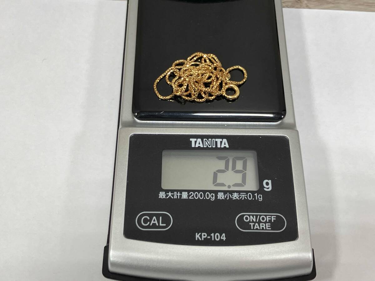 Yahoo!オークション - K18／50cm／2.9g ネックレス